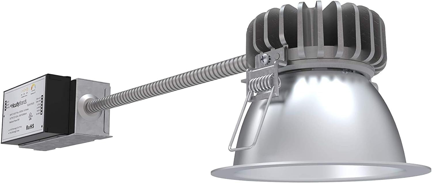 Lithonia Lighting 4 in LBR LED Open Retrofit Downlight, Round Retrofit ...