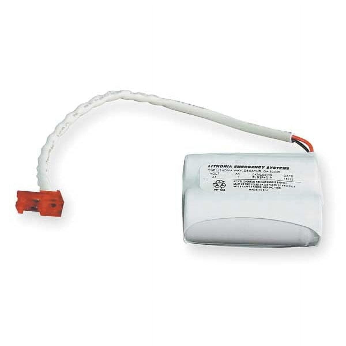 Lithonia Lighting Battery,Nickel Cadmium,2.4V,1A/HR. ELB 2P401N ...