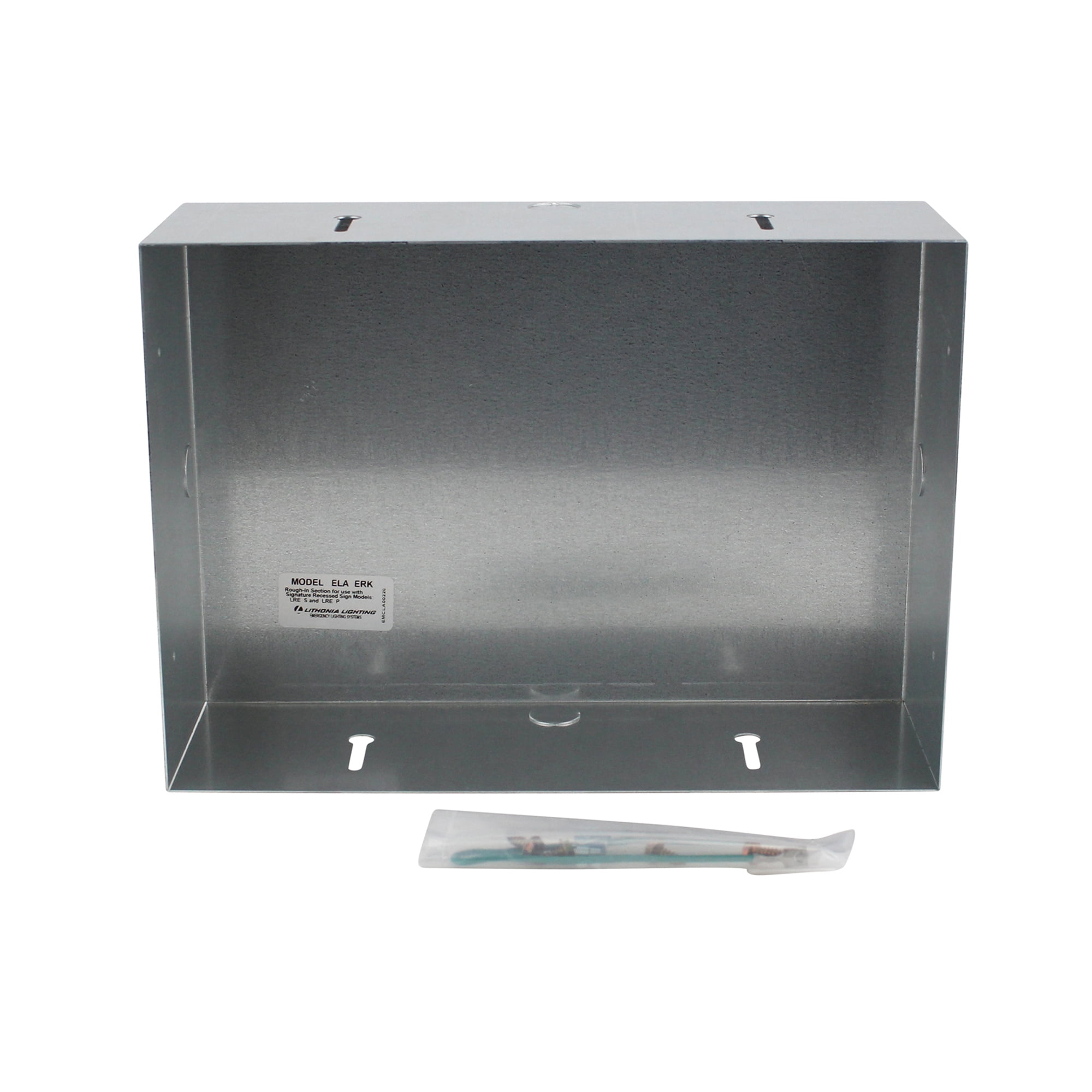 Lithonia Lighting ELA-ERK Rough In Kit For Recessed Exits Signs, 18 ...