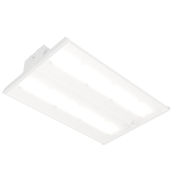 Lithonia Lighting LED High Bay,22"L,15 1/4"W,4 3/8"H,137W IBE 18LM ...