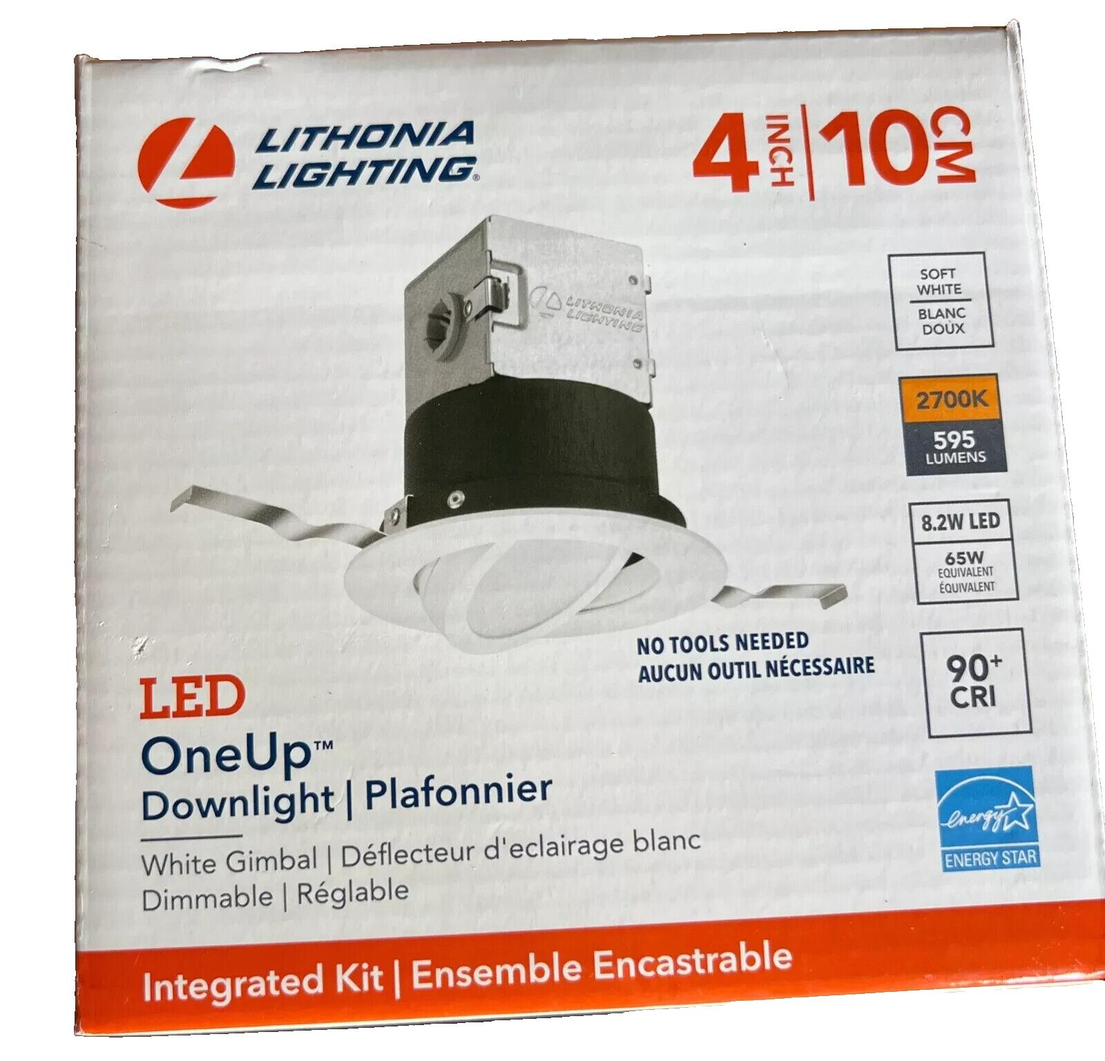 Lithonia Lighting LED OneUp 4 Inch Recessed Light Integrated Kit ...
