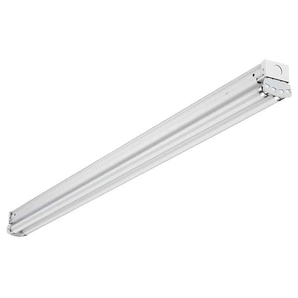 Lithonia Lighting 2 ft. 2-Light White Fluorescent Low Profile Strip ...