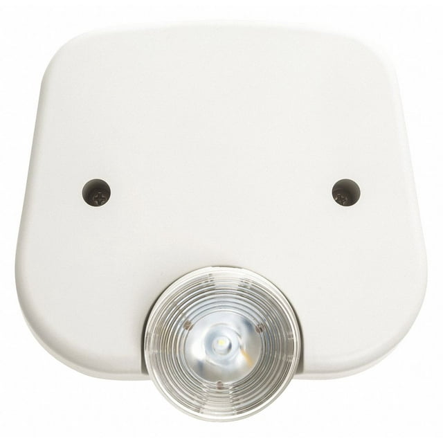 Lithonia Lighting Rmt Hd,3.6 V DC,LED,Plst,White ERE W SGL RD M24 ...