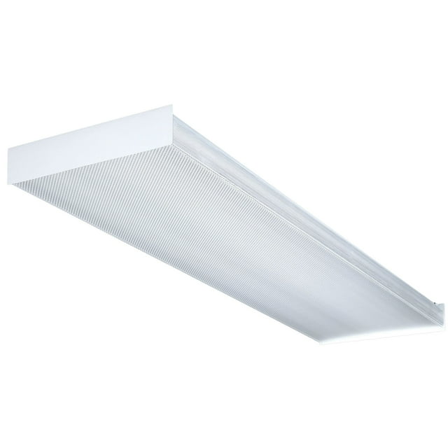 Lithonia Lighting 4' Fluorescent Overhead Tube Ceiling Fixture with ...
