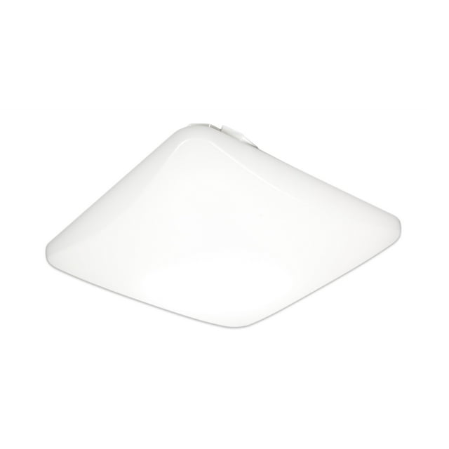 Lithonia Lighting White Acrylic and Steel 11-inch Commercial LED Square ...