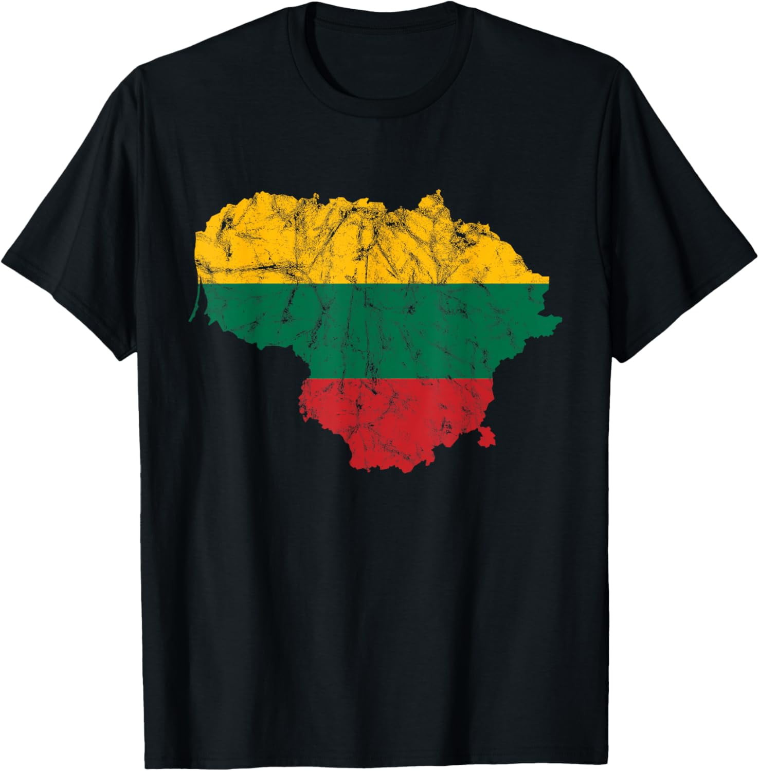 Lithuania Flag, Lithuanian Pride, Lietuva, Outline Lithuania T-Shirt ...