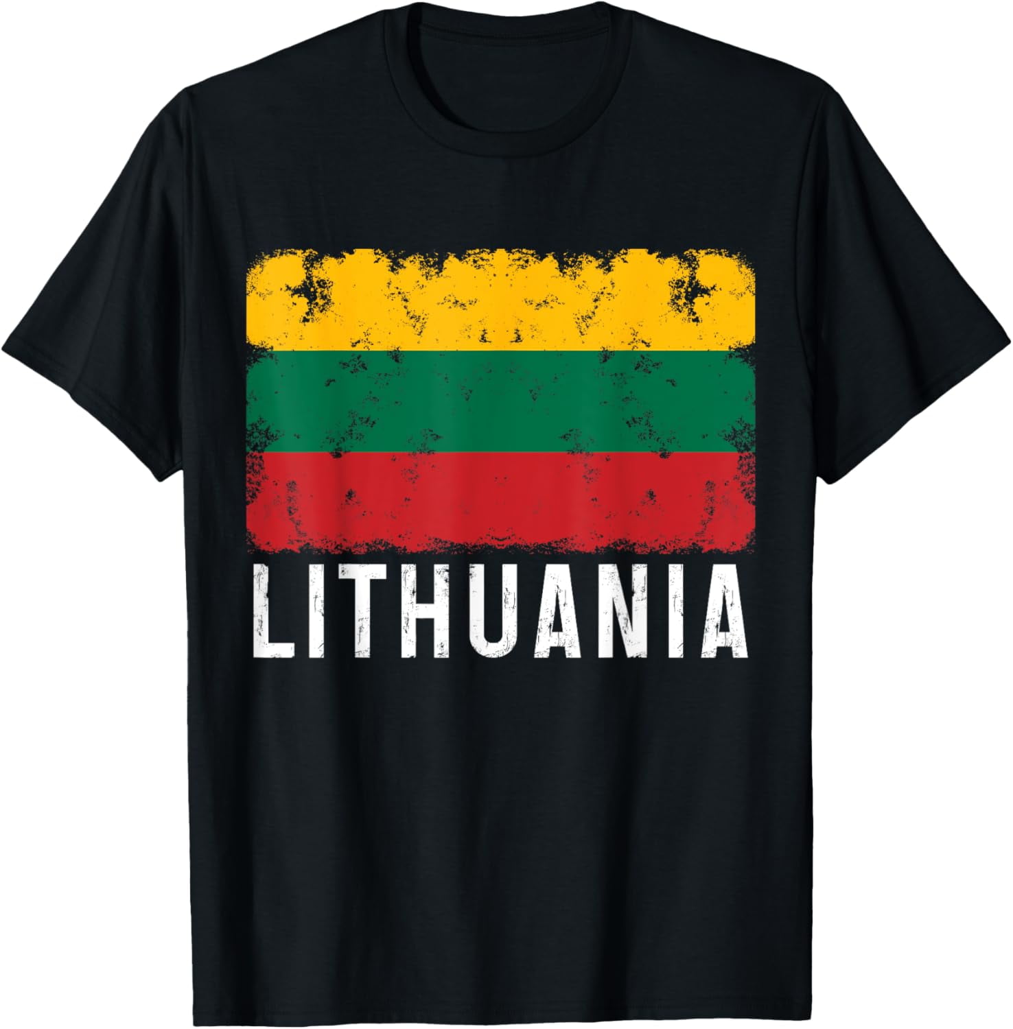 Lithuania Lietuva Lithuanian Flag Vintage Pride T-Shirt - Walmart.com