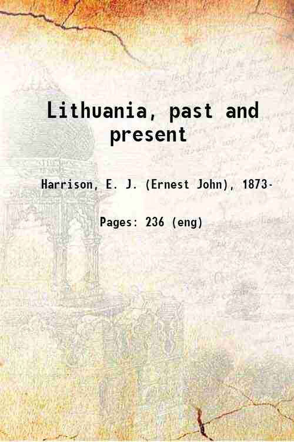 Lithuania, past & present 1922 [Hardcover] - Walmart.com