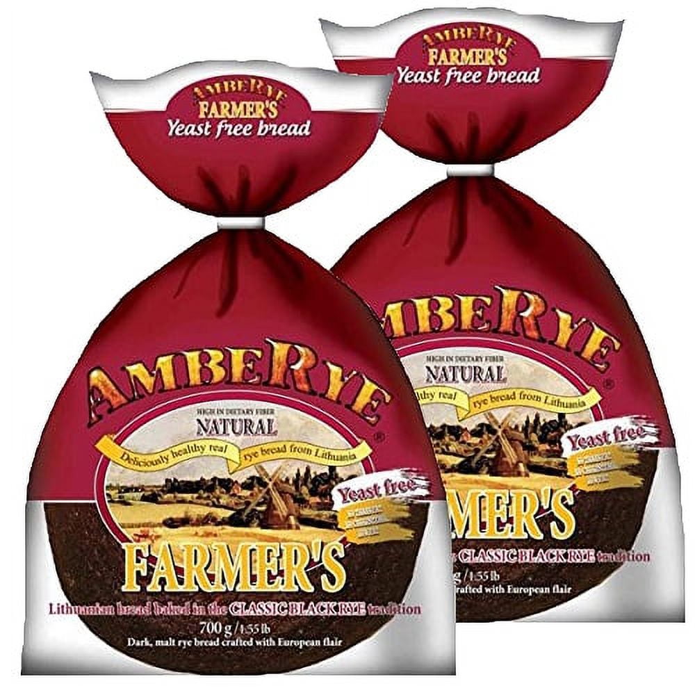 AmbeRye Farmer's Classic Black Rye Bread Product of Lithuania Yeast ...