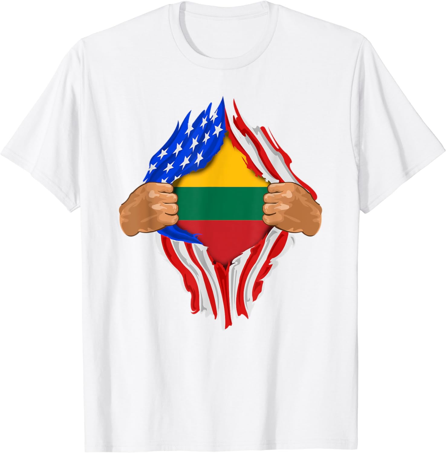 Lithuanian Blood Inside Me T-Shirt | Lithuania Flag Gift - Walmart.com