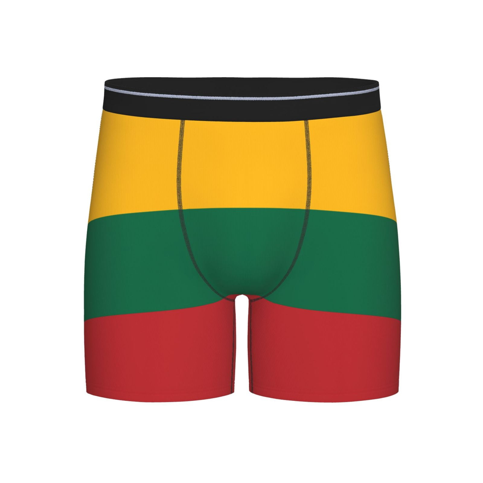 Lithuanian Flag Boxer Briefs Novelty Underwear With Fly Underwear For ...