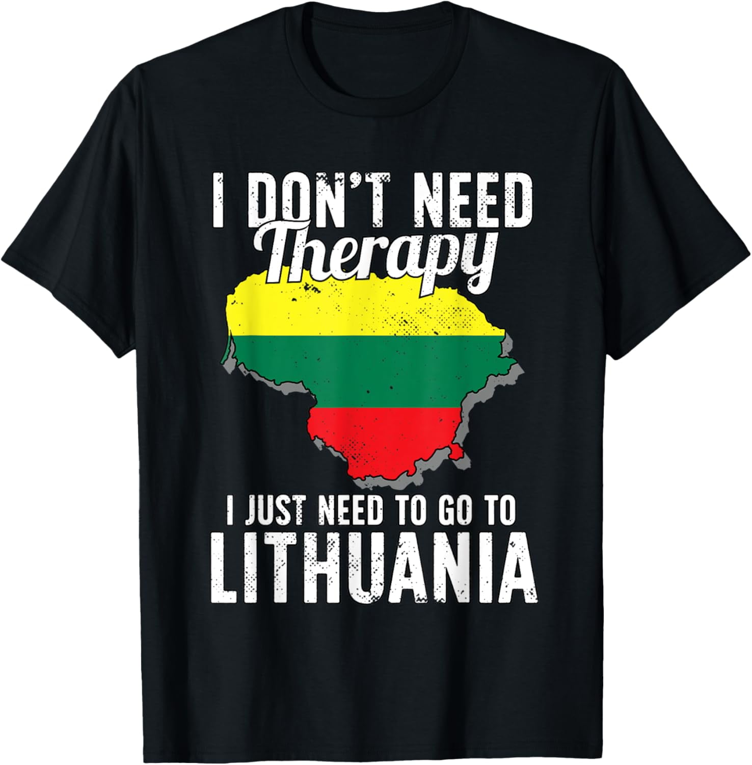 Lithuanian Flag I Lithuania Flag I Vacation I Lithuania T-Shirt ...