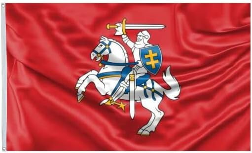 Lithuanian Historical Vytis Flag 4.85x8 ft - UV Fade Resistant ,and ...