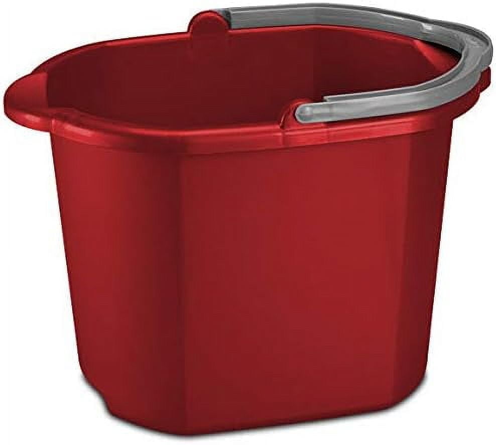 Litian 16 Quart 15L Heavy Duty Rectangular Pail Bucket Organizer ...