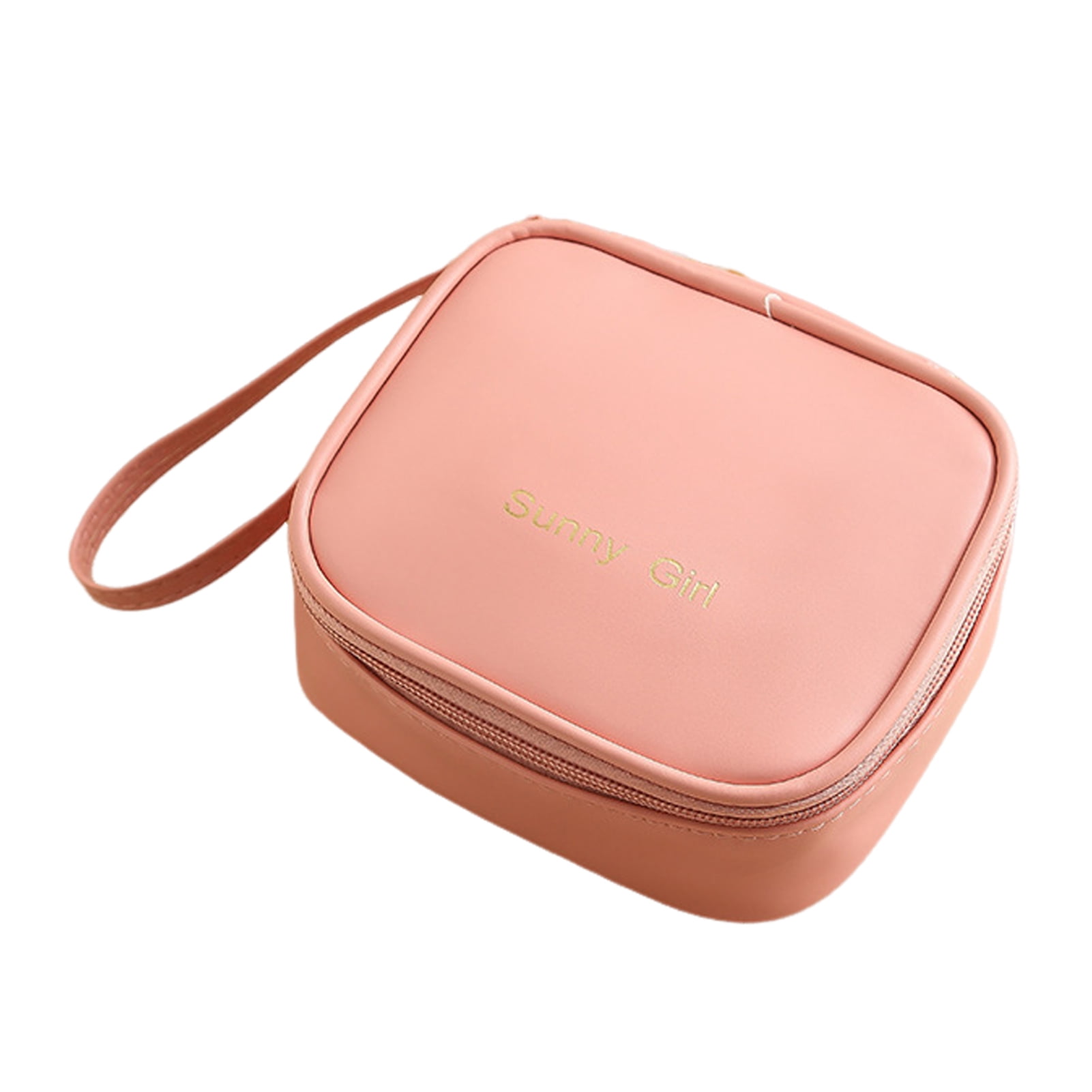 Litie Letter Print Sanitary Napkin Storage Bag,Fake Leather Portable ...