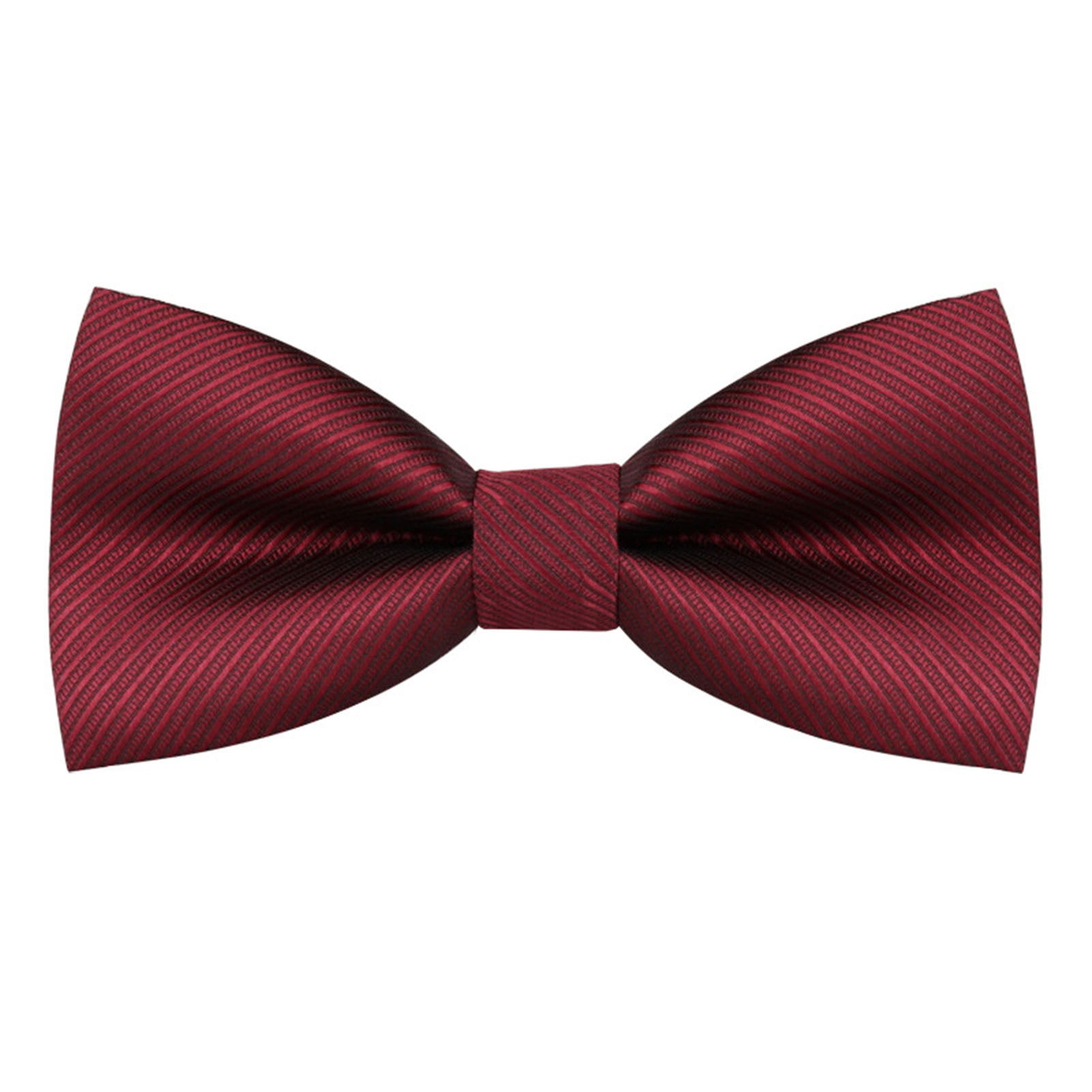 Litie Men Bowtie,Solid Color Formal Satin Solid Tuxedo Bowtie ...