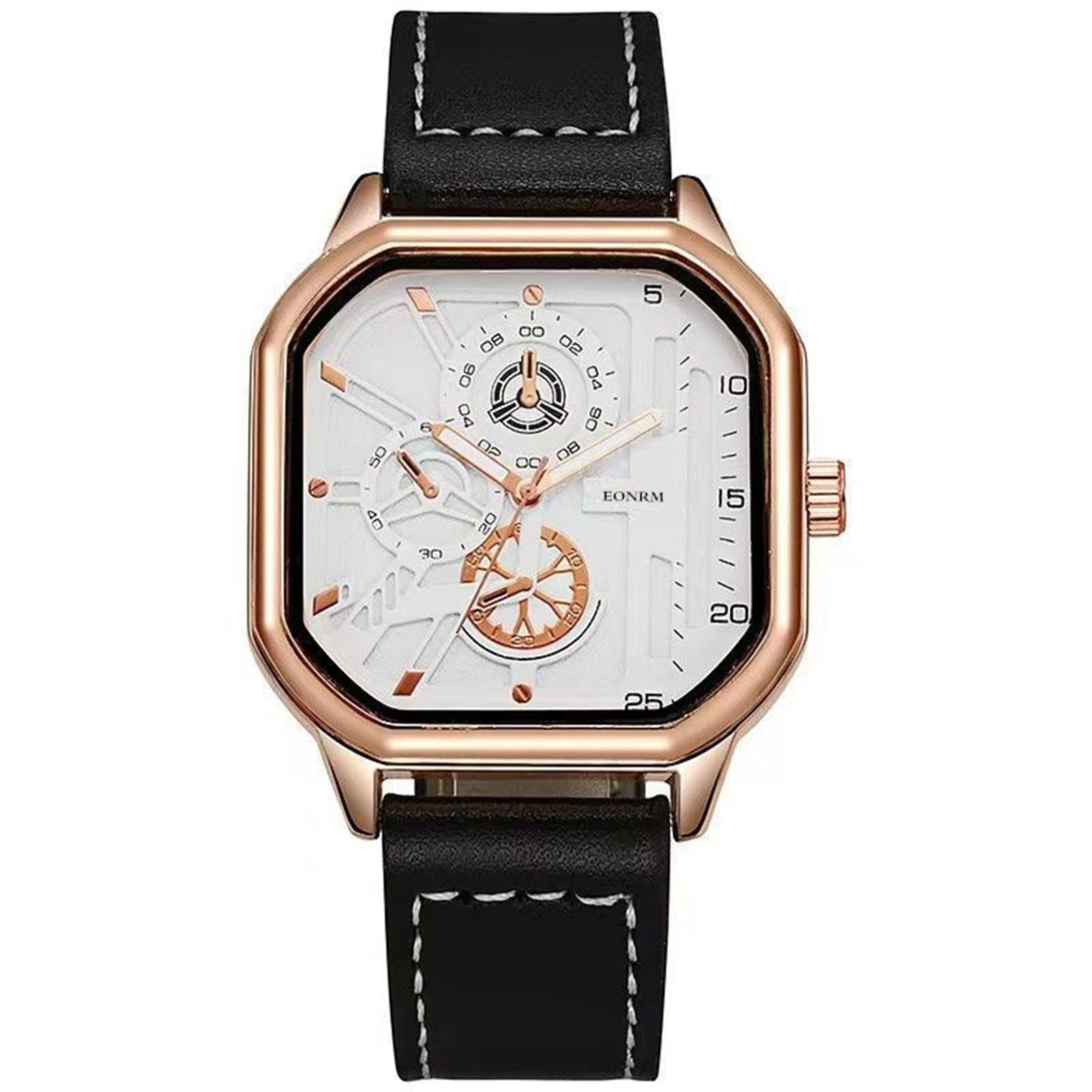 Litie Men Watches,Large Dial Square Mechanical Movement Watch Business ...