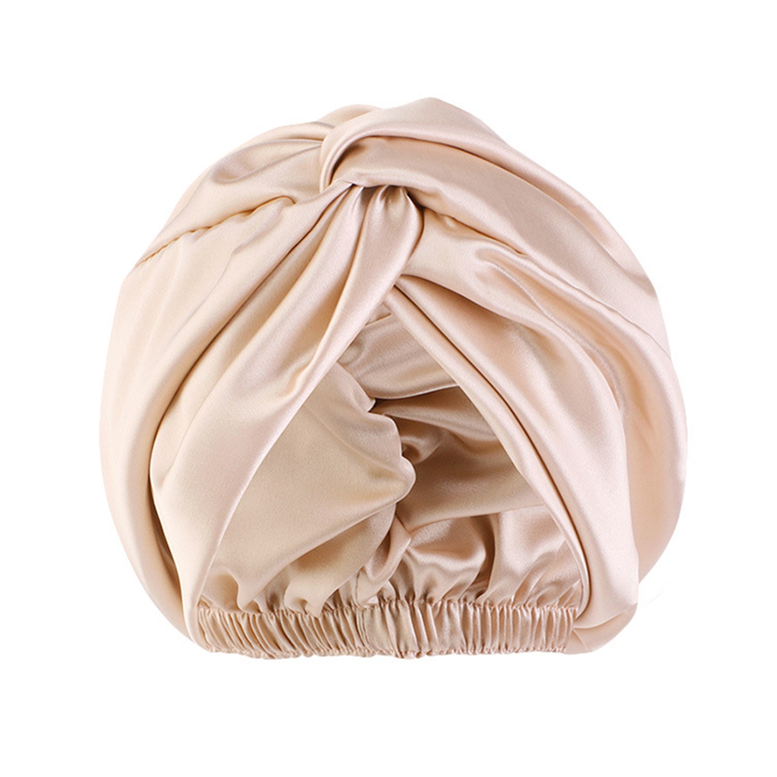 Litie Silk Satin Sleeping Bonnet,Large Adjustable Buckle Solid Color ...