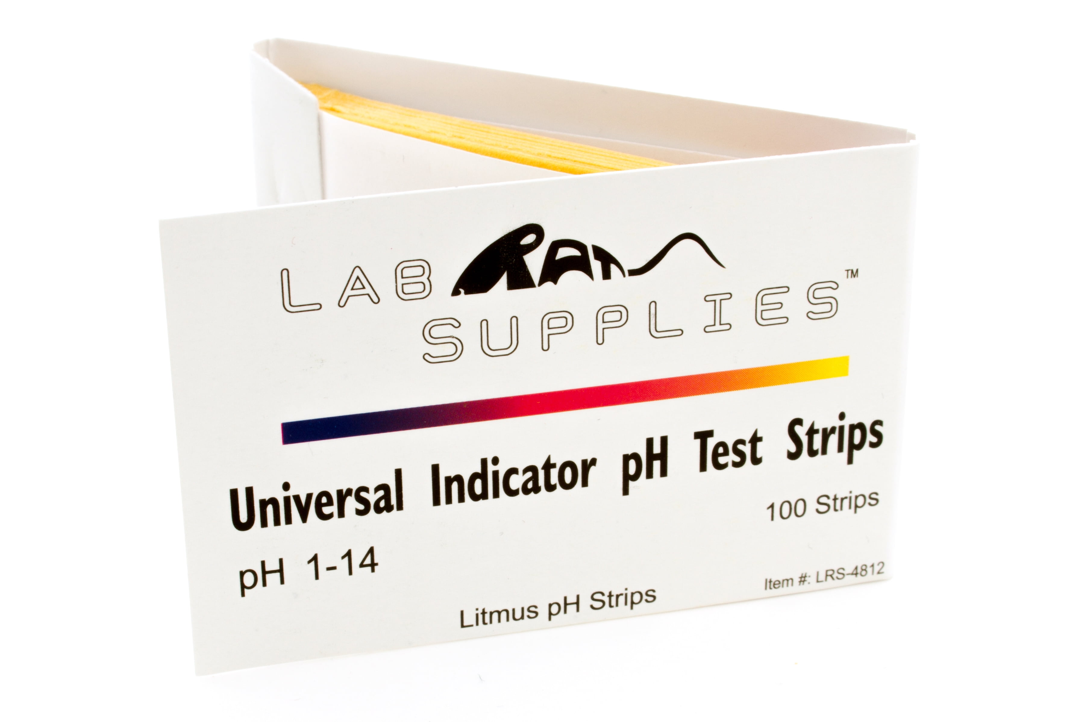 Litmus pH Test Strips, Universal Application (pH 1-14), 3 Packs of 100 ...