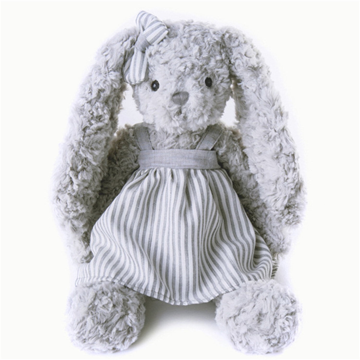 Litotail 12" Grey Rabbit Plush Toy Cute Princess Bunny Stuffed Animal ...