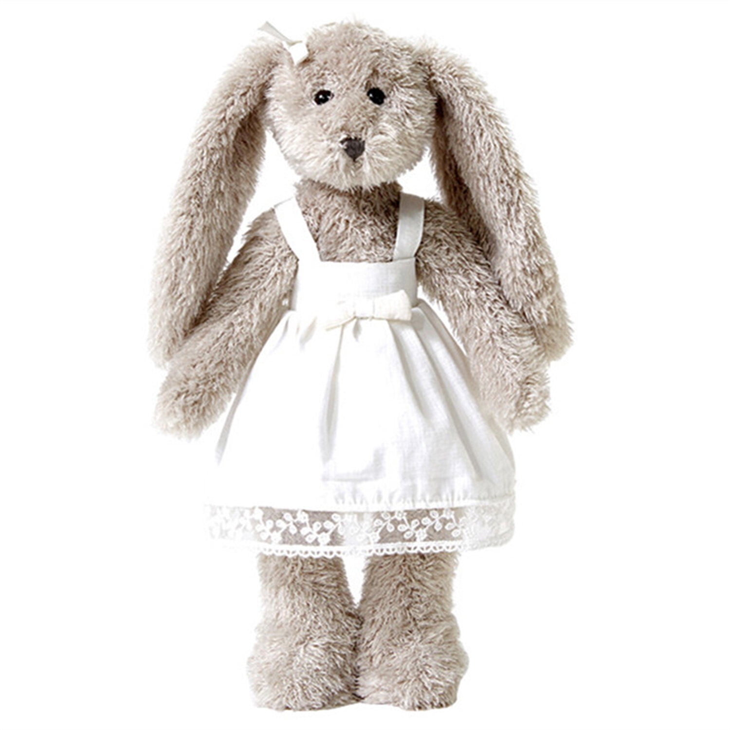 Litotail 12" Grey Rabbit Plush Toy Cute Princess Bunny Stuffed Animal ...