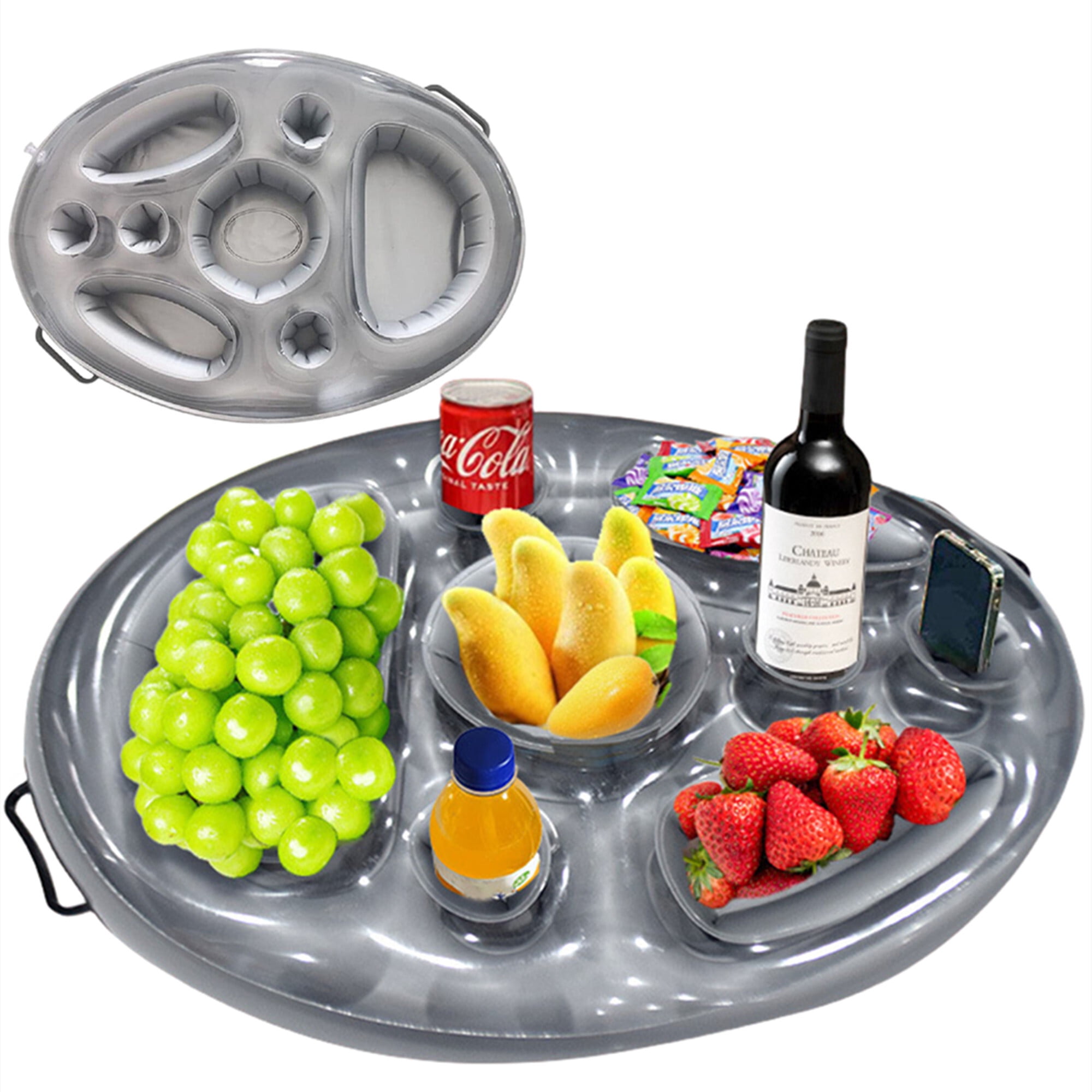 Litotail Floating Drink Holder for Pool with Large Capacity Drink ...