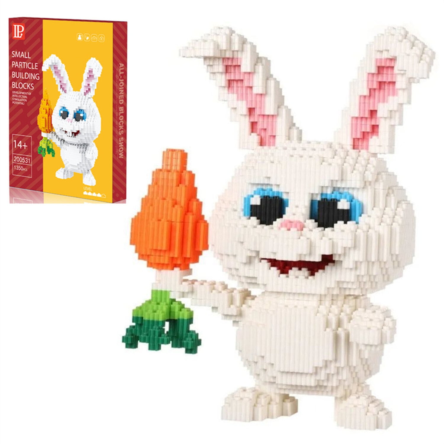 Litotail Micro Easter Rabbit Building Blocks 5200 Pieces,DIY Mini 3D ...
