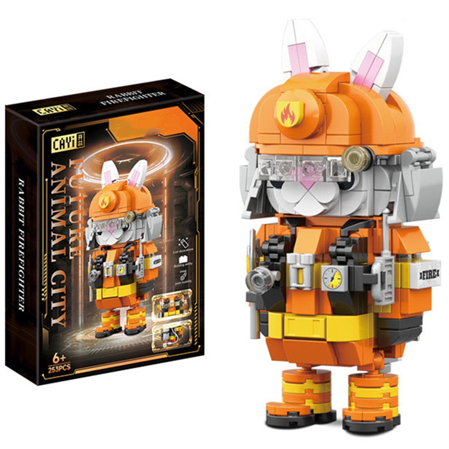 Litotail Rabbit Building Blocks, STEM Rabbit Building Kit Easter Bunny ...