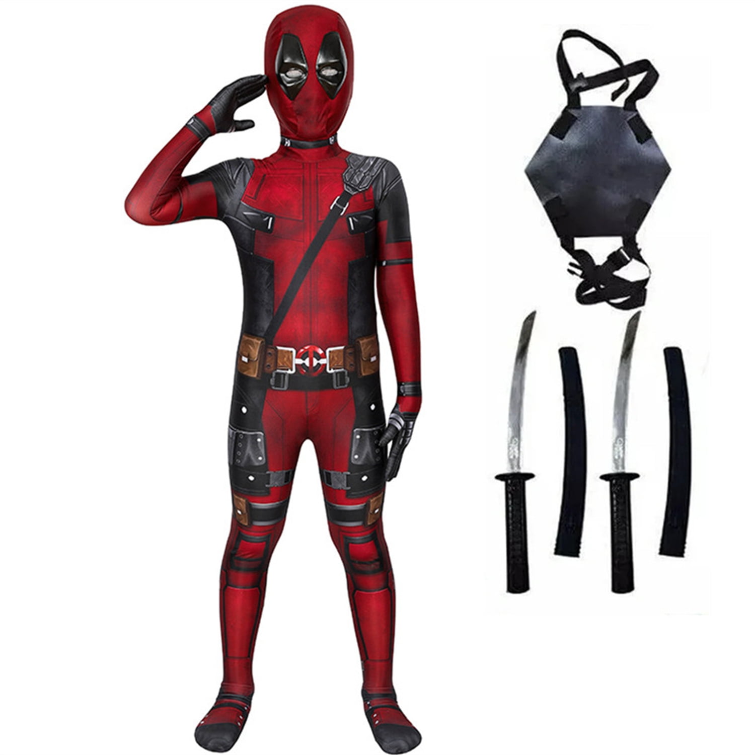 Litotal Superhero Outfit Halloween Clothes Kids,Superhero Onesie Outfit ...