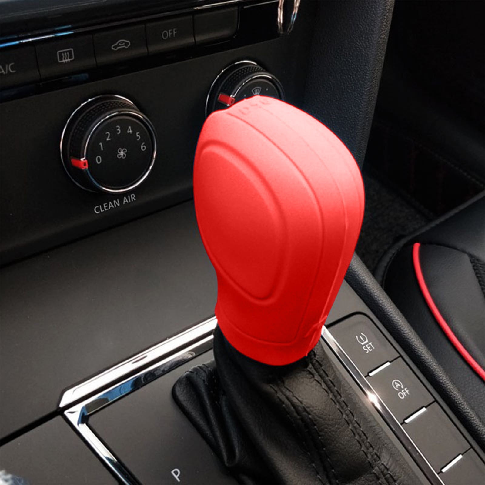 Litrail Automatic Car Gear Shift Knob Cover - Universal Elastic Anti-Slip Protector for Auto ...