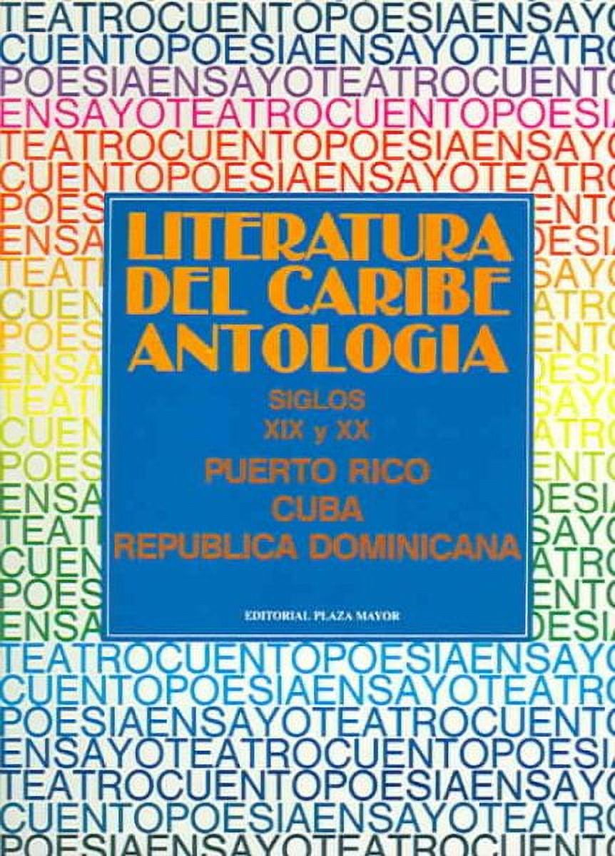 Litratura del Caribe Antologia / Caribbean Literature Anthology ...