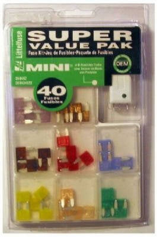 Littelfuse 00940462Z Mini Fuse Assortment - 40 Piece - Walmart.com