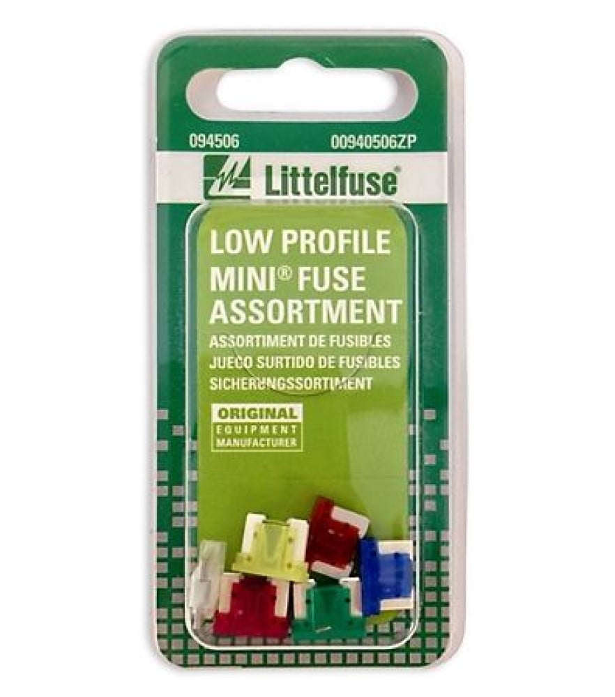 Littelfuse 00940506ZP Low-Profile Mini 58V Fuse Assortment, 6-Pack ...