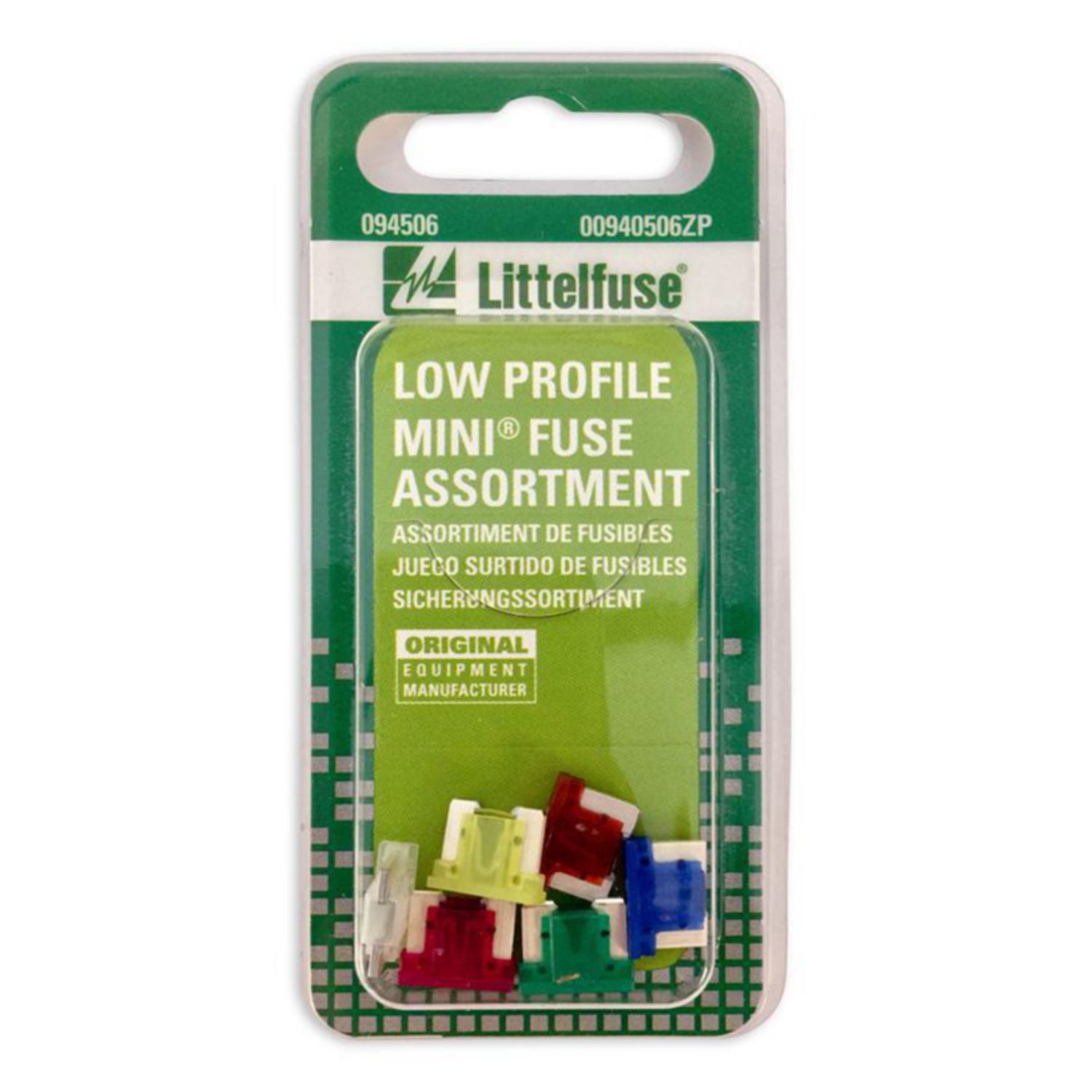 Littelfuse 00940506ZP Low-Profile Mini 58V Fuse Assortment, 6-Pack - Walmart.com