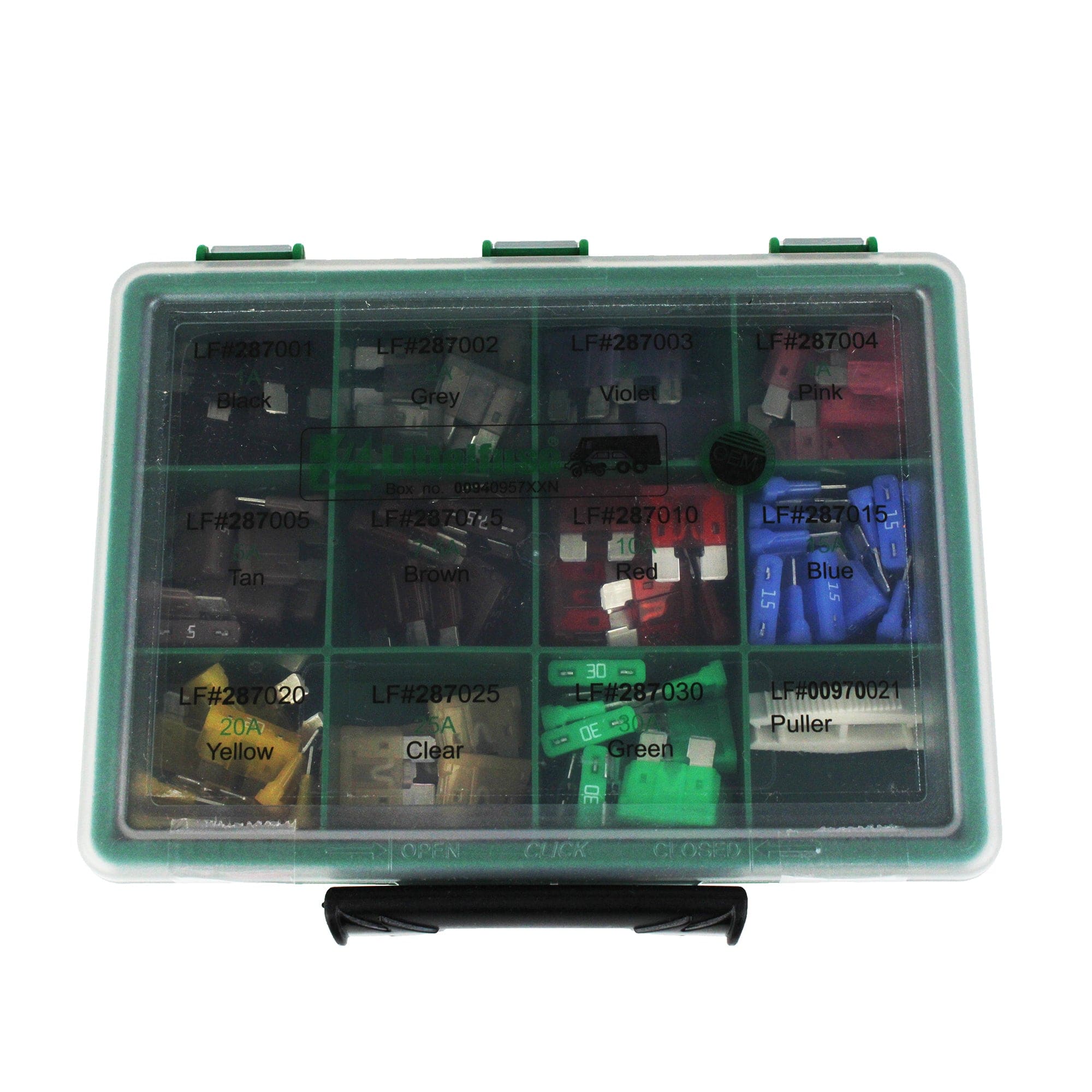 Littelfuse 00940957XXN 2A-30A ATO Fuse Kit - 100 Pc - Walmart.com