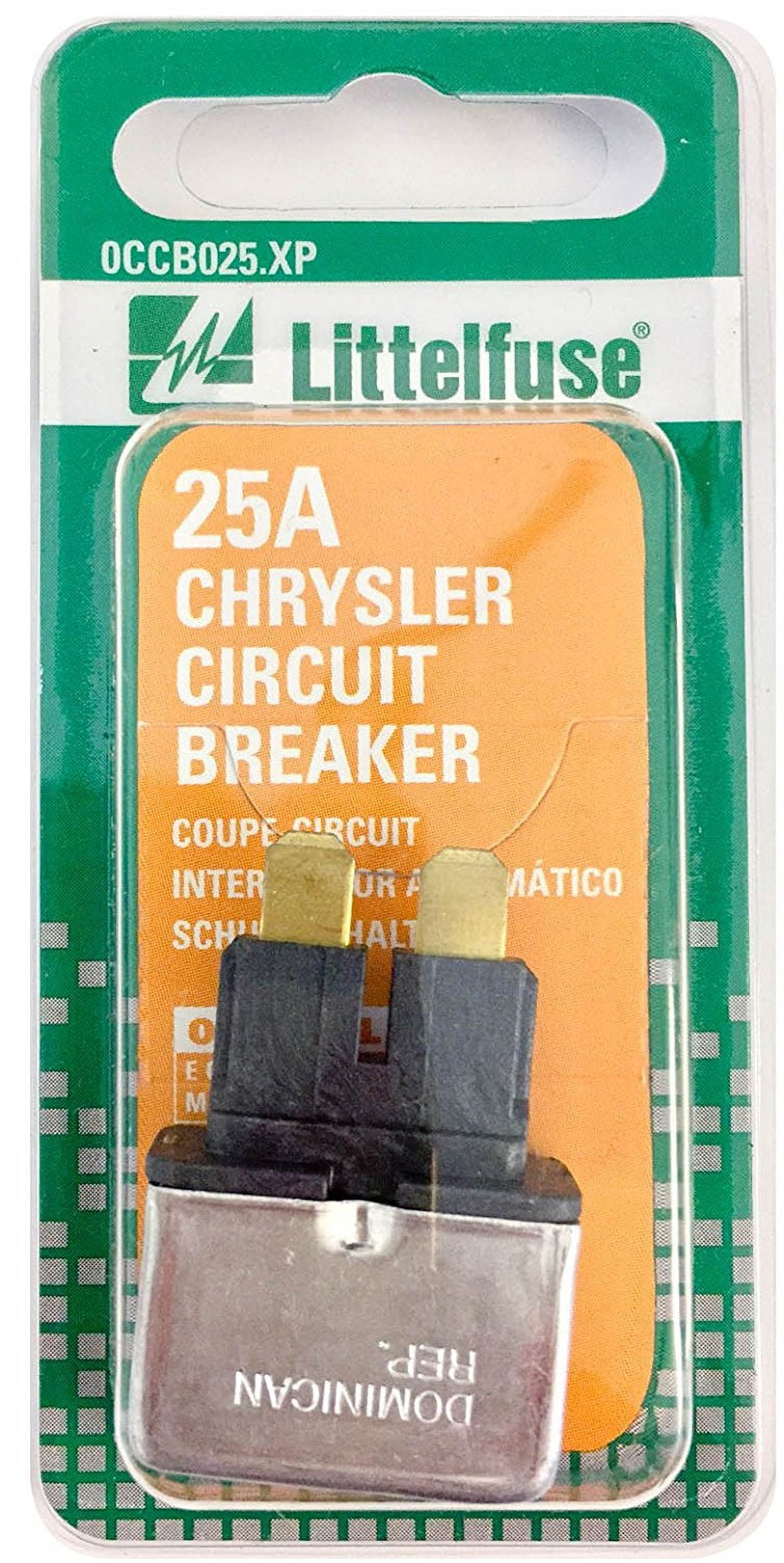 Littelfuse 0CCB025.XP 25 Amp Carded Circuit Breaker - Walmart.com