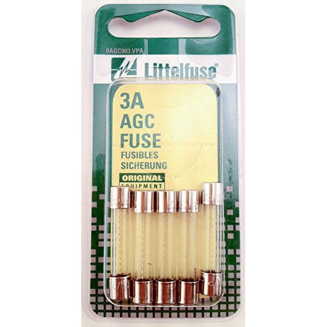 Littelfuse AGC3BP AGC Glass Fuses - Walmart.com