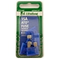 Littelfuse ATO15BP 15 Amps, Automotive Blade Electrical Fuse 5 Pack ...