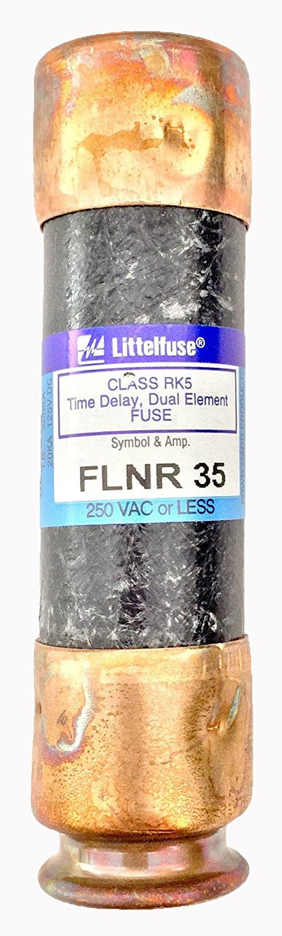 Littelfuse FLNR035.T Class RK5 UL Listed Fuse, Time Delay, 250V, 35 Amp ...