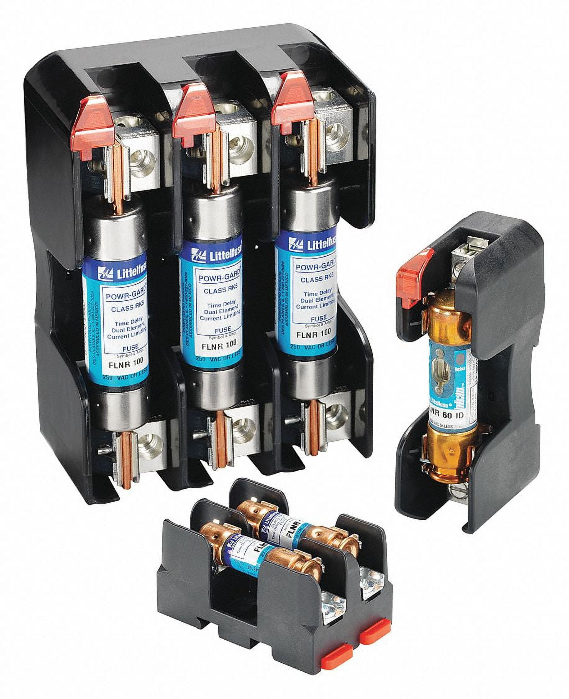 Littelfuse Fuse Block,0 to 30A,R,1 Pole LFR250301C - Walmart.com
