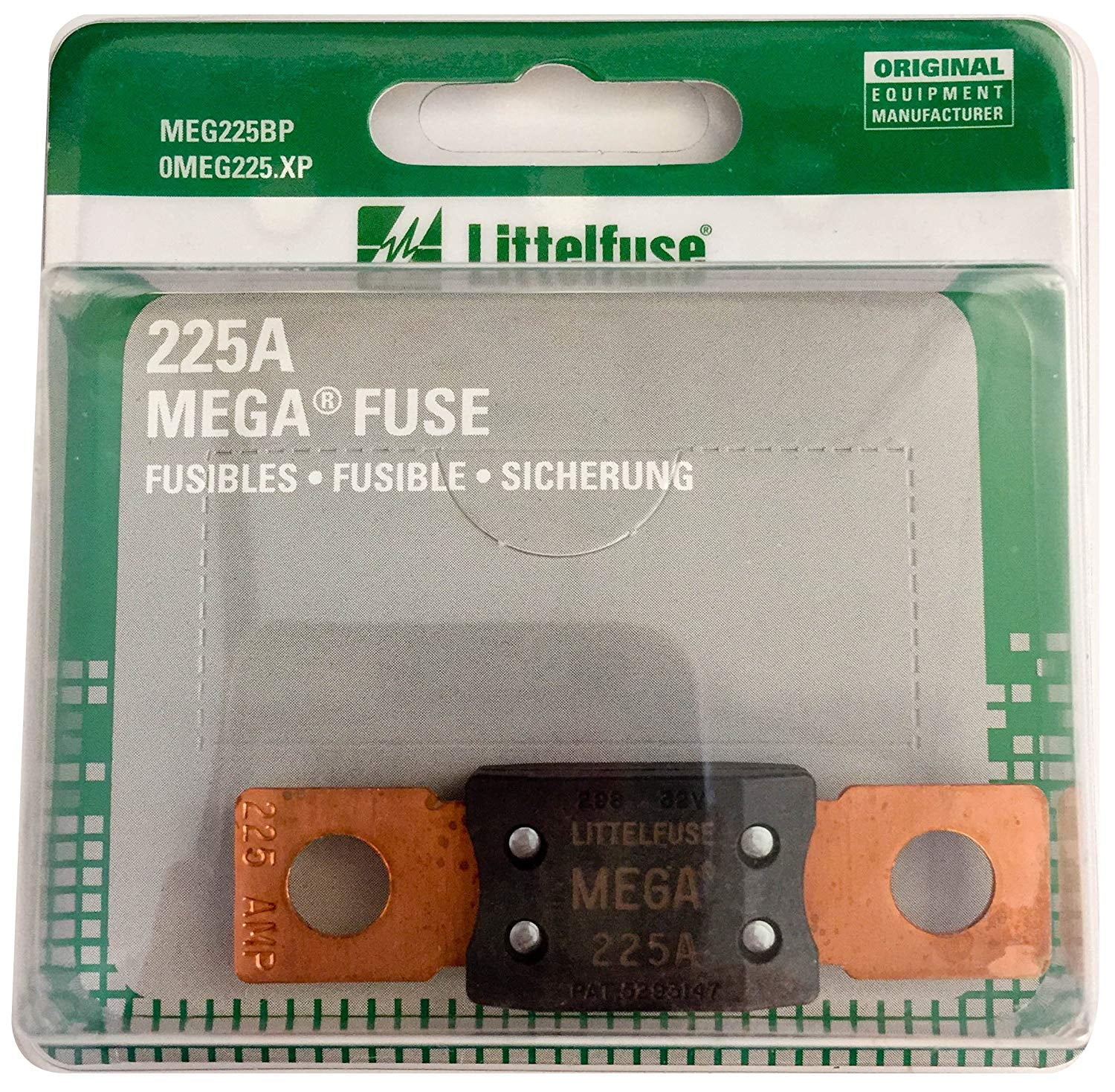 Littelfuse MEG225XP MEGA Slo-Blo Automotive Bolt-Down Fuse - Walmart.com