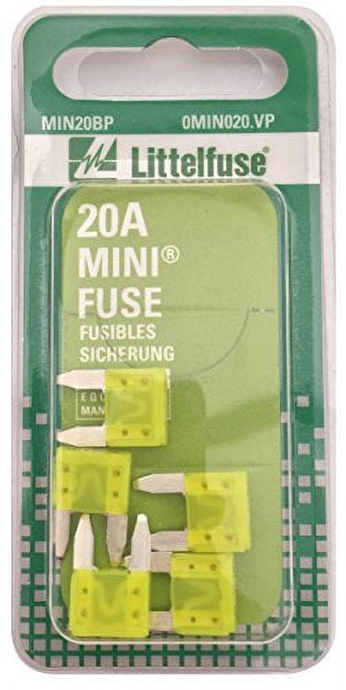 Littelfuse MIN20BP MINI 297 Series Fast-Acting Automotive Blade Fuse ...