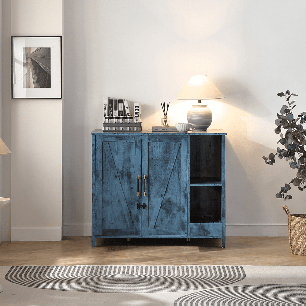Litter Enclosure with Litter Collector, Litter Cabinet with Dog-Proof ...
