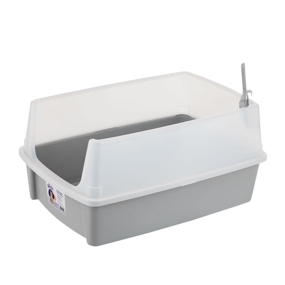 Litter Genie XX-Large Cat Litter Box, Open Top Extra Large Litter Box ...