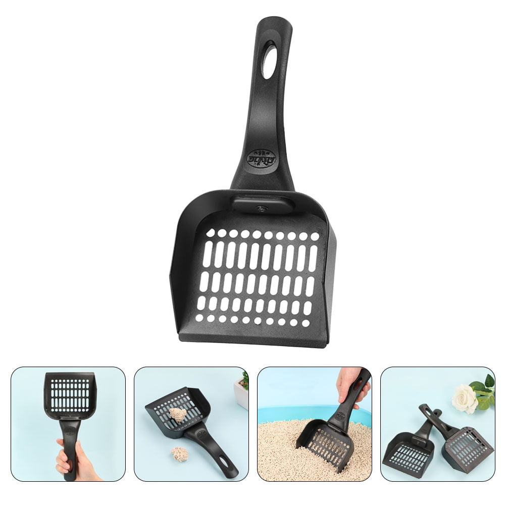 Litter Kitten Scoop Pet Poop Lifter Scooper Metal Sifting Sifter Pooper ...