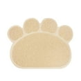 Litter Mat Cat-Paw Shaped Waterproof Urine Proof Trapping Scatter ...