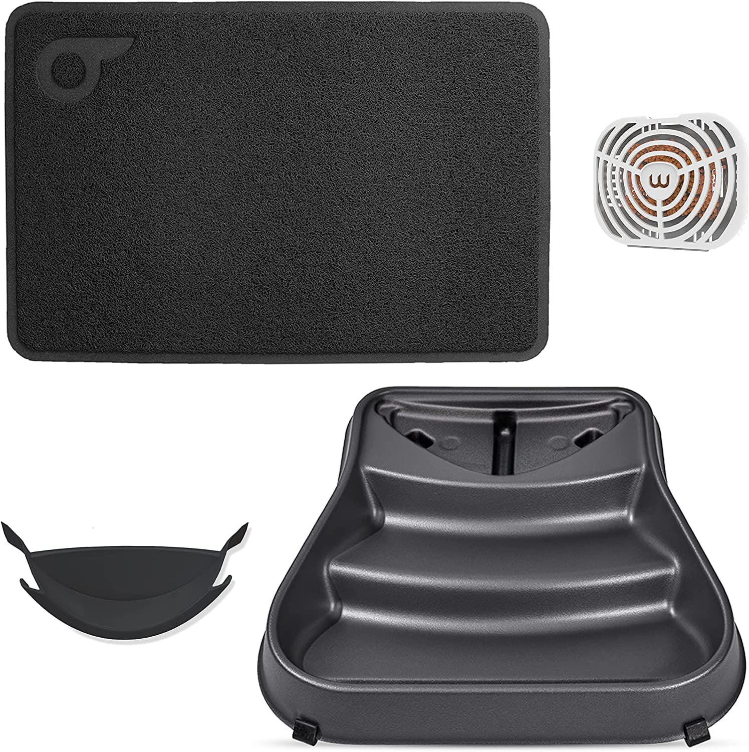 Litter-Robot 3 Accessory Kit by Whisker - includes LitterTrap Mat, Grey ...