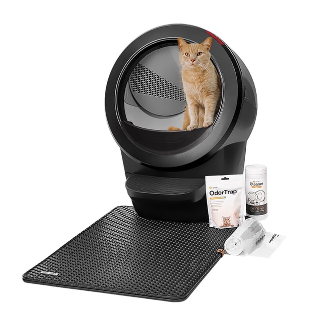Whisker Litter-Robot 4 Core Bundle, Self-Cleaning Cat Litter Box with ...