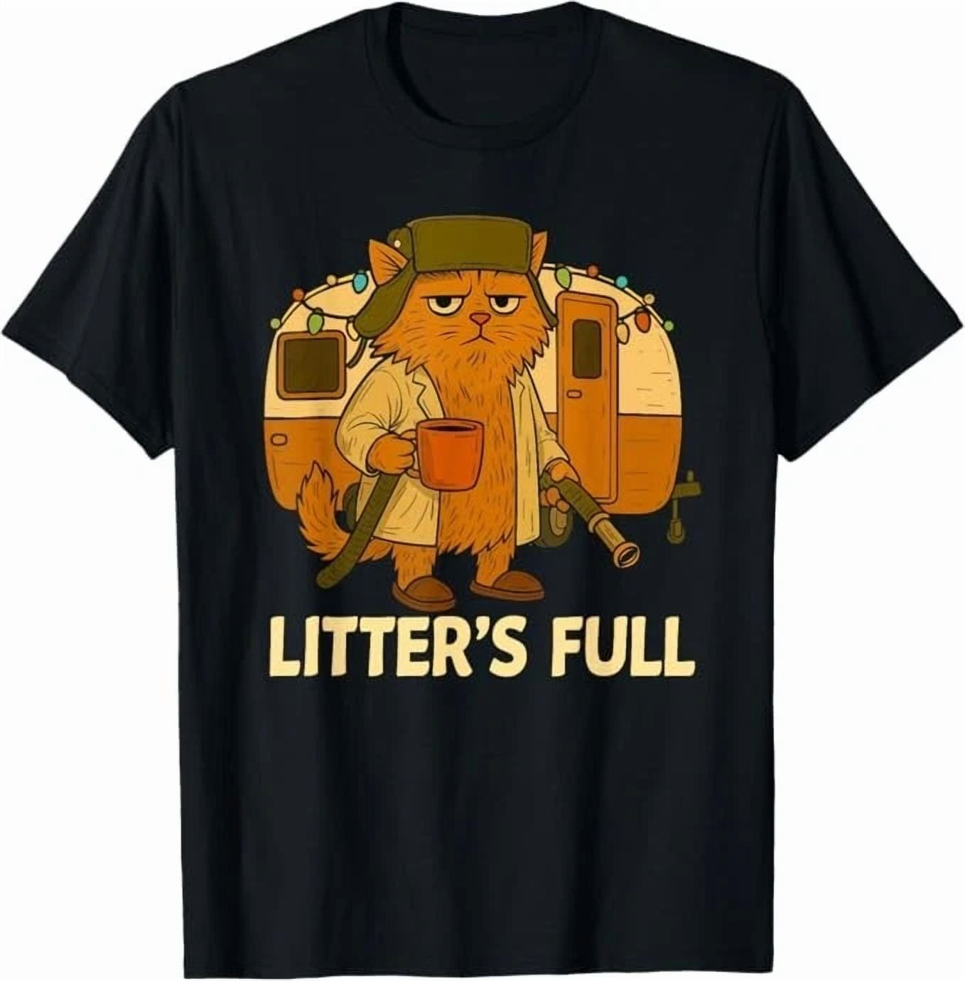 Litters Full Cat Parody Funny Movie Humor Unisex T-Shirt up to size 5XL ...