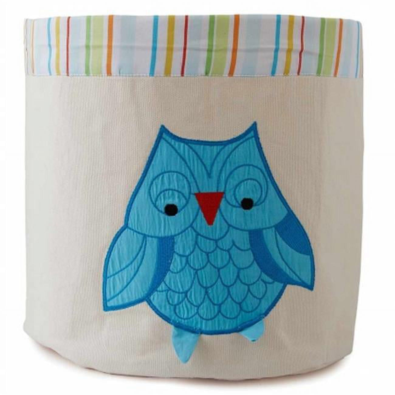Little Acorn F13S01 Small Baby Blue Owl Storage Bin - Walmart.com